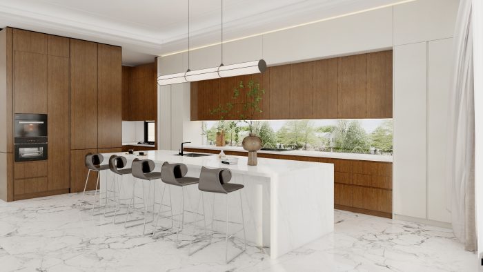 Sleek and Chic Calm Kitchen Cabinets – Rungranda
